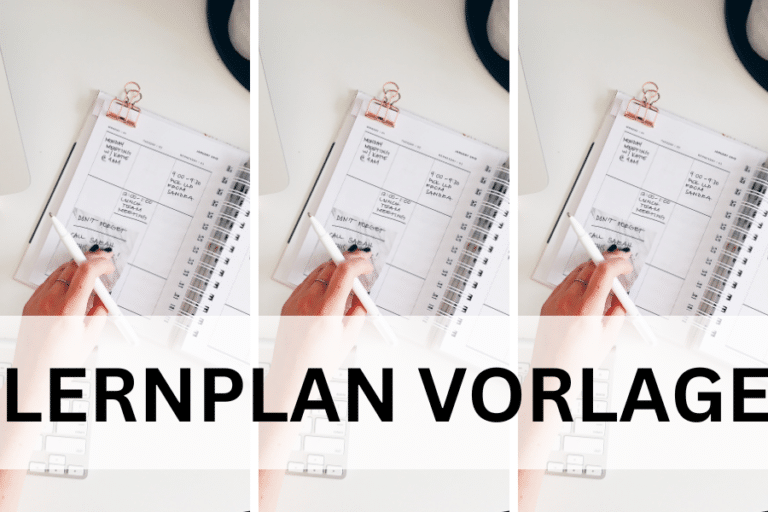 Deine optimale Lernplan Vorlage kostenlos als PDF herunterladen!